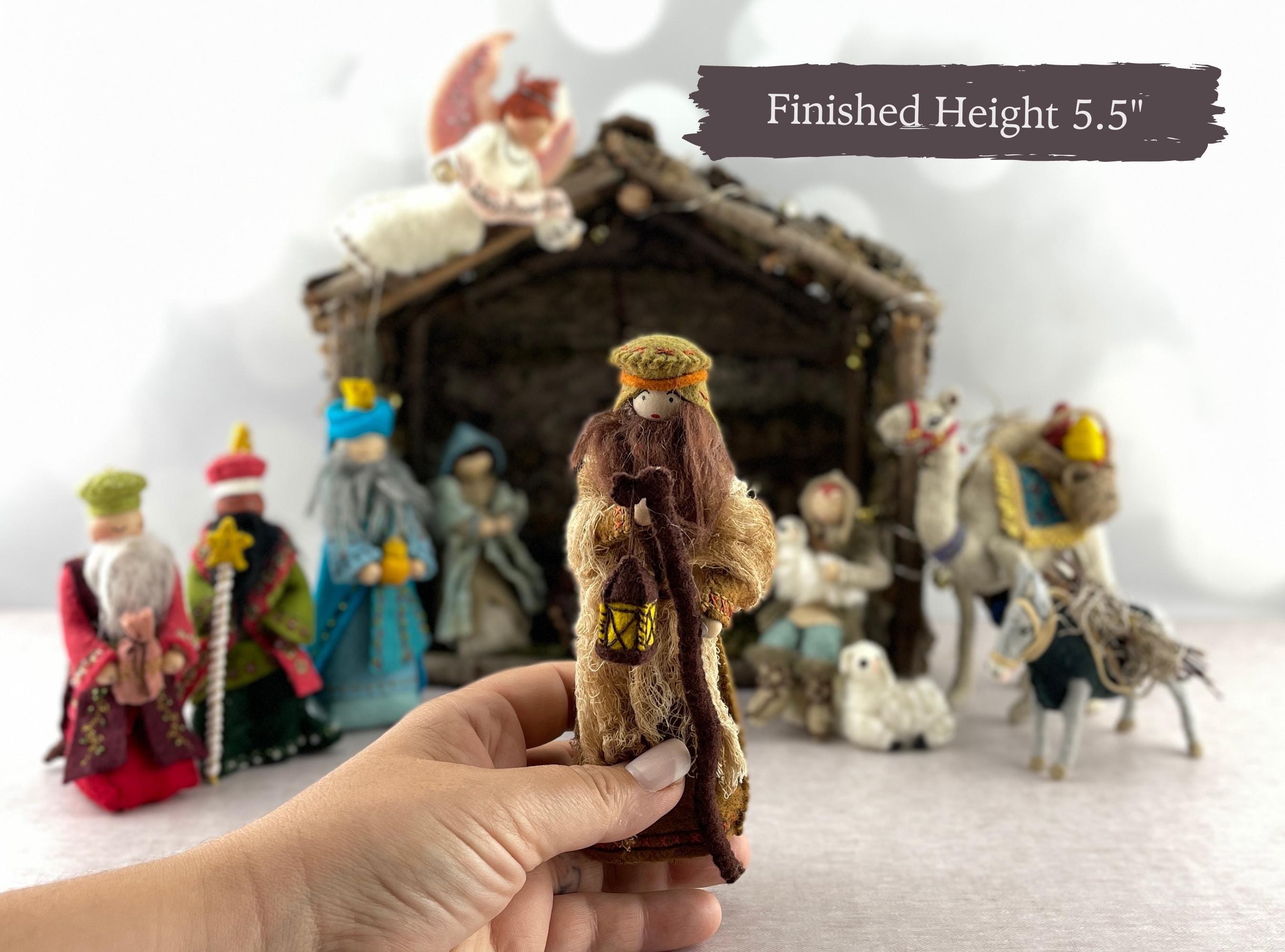 Christmas DIY Nativity Scene Joseph PDF Epattern / Felt Nativity Scene ...