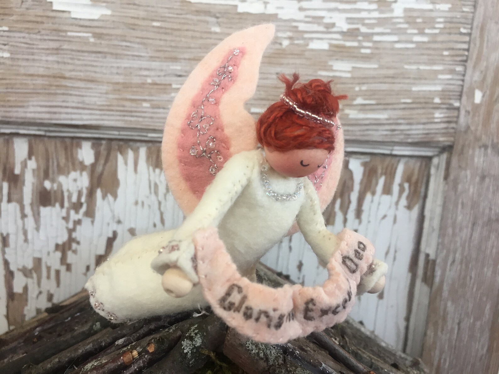 Christmas Nativity Scene Angel Complete Wool Felt Craft Kit / | Etsy