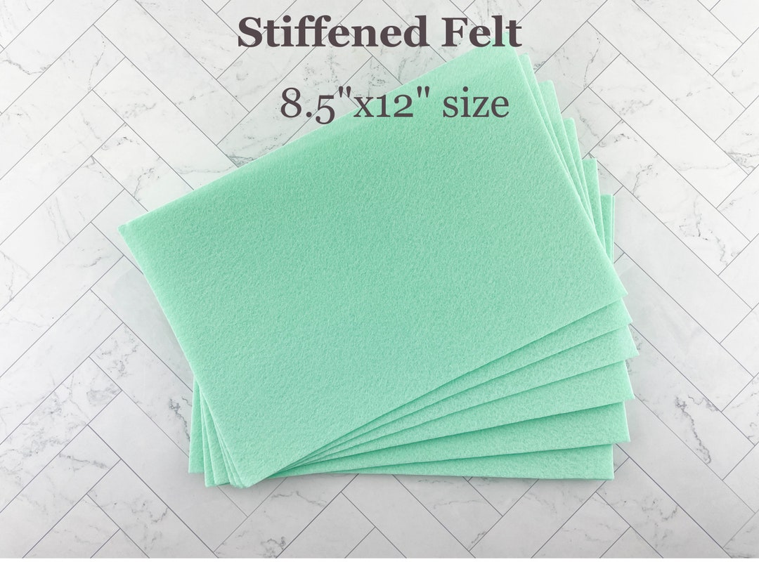 Stiffened Felt 8x12 Sheets - Etsy