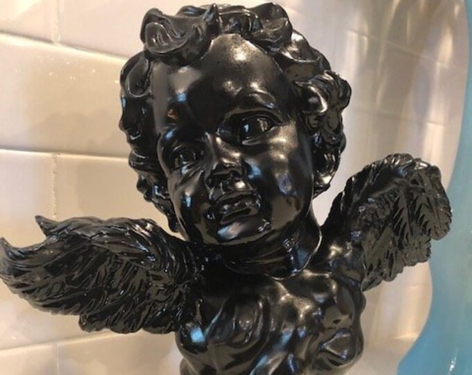 Gothic Resin Angel Table Top Sculpture - Etsy