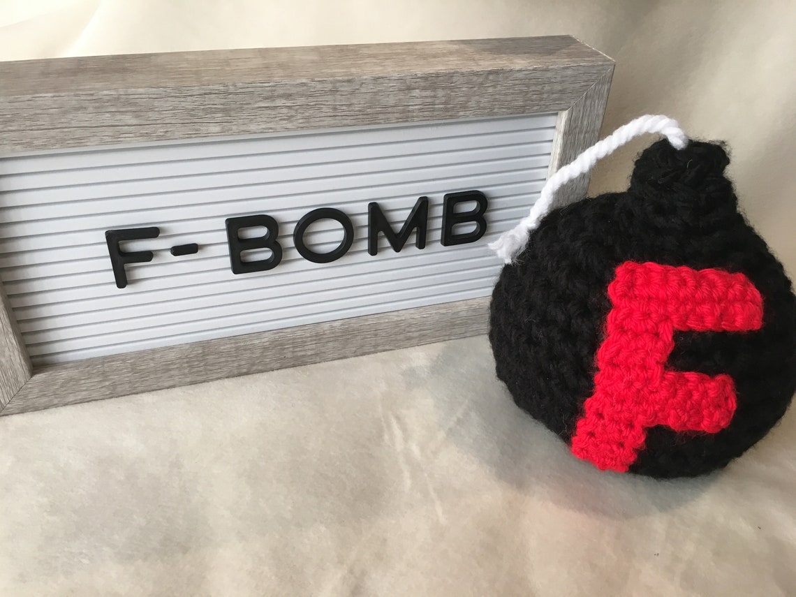 PDF PATTERN: F-bomb, F-bomb Crochet Pattern, Fbomb Crochet Pattern, PDF ...