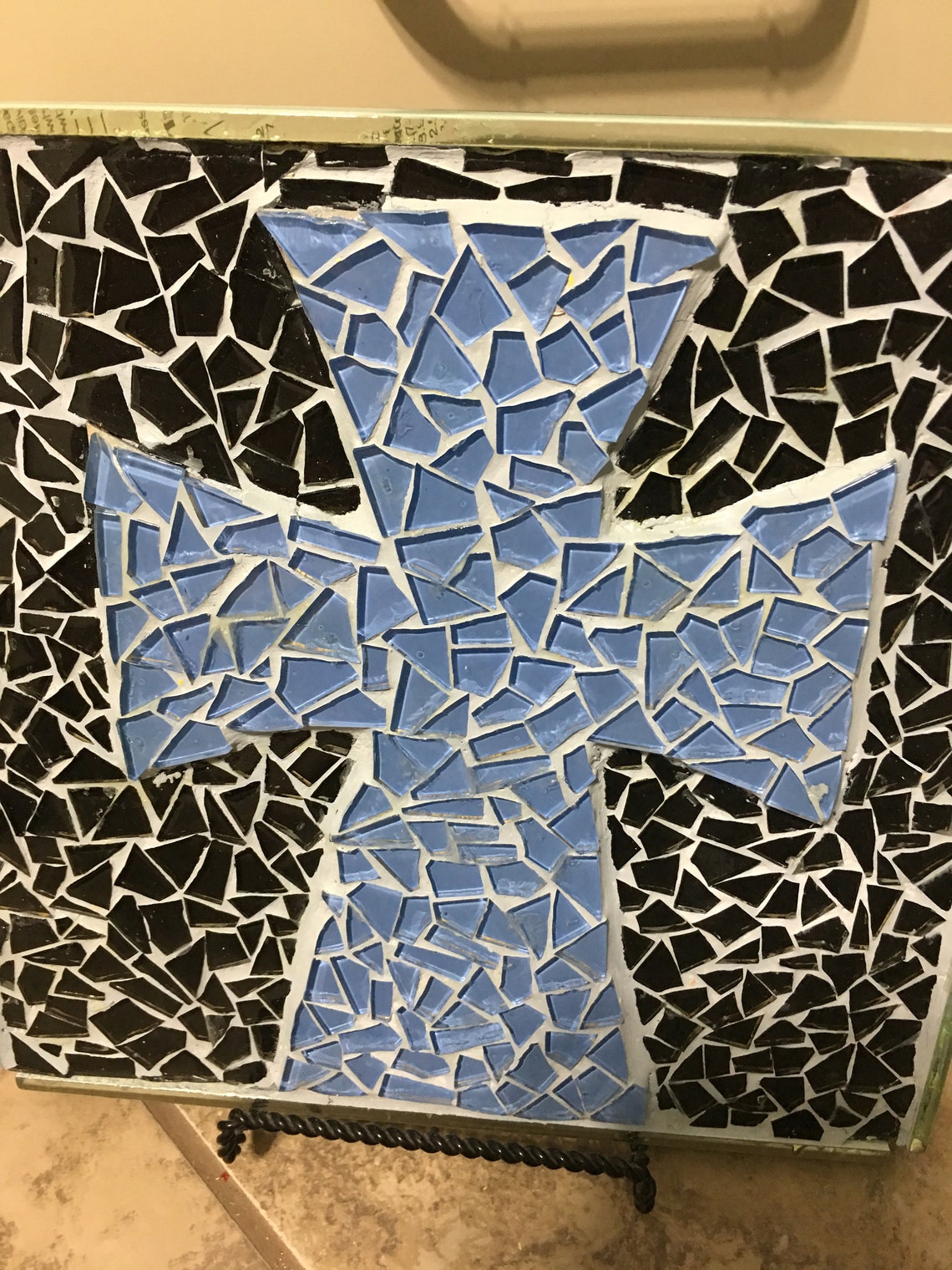 Original Glass Mosaic Cross Art for Your Collection or Home Decor. - Etsy
