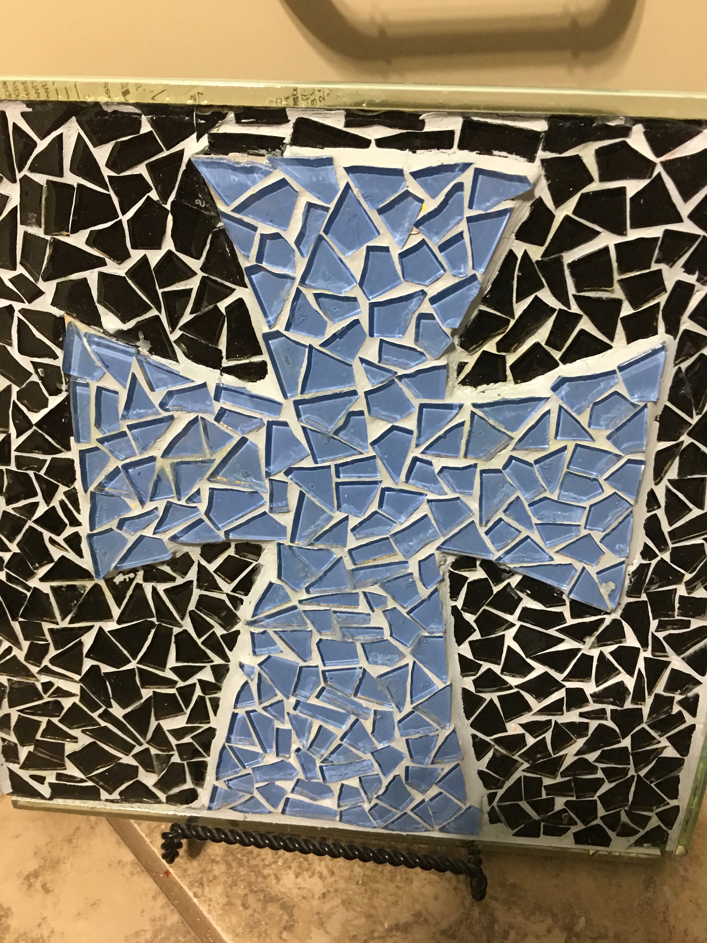 Original Glass Mosaic Cross Art for Your Collection or Home Decor. - Etsy