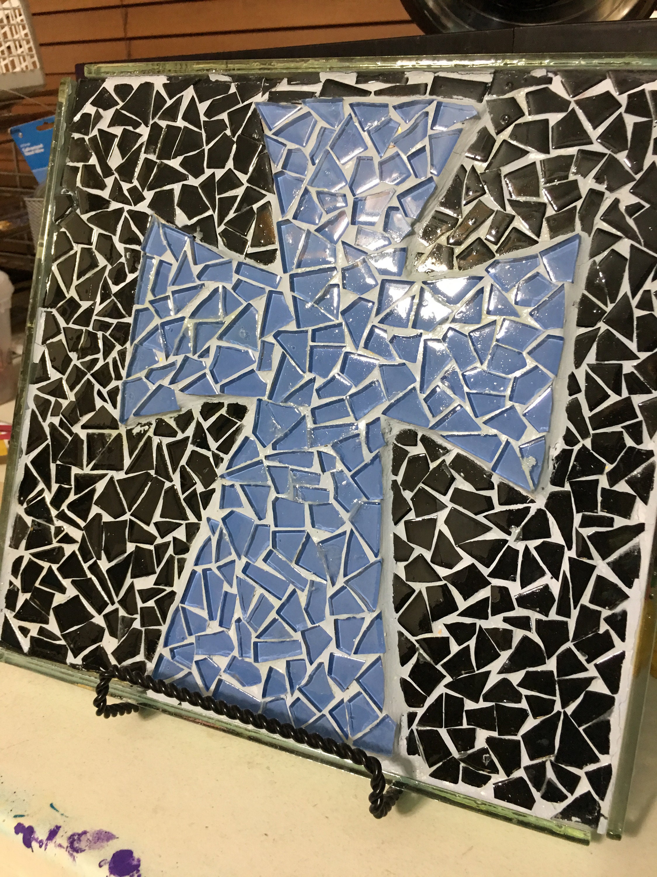 Original Glass Mosaic Cross Art for Your Collection or Home Decor. - Etsy