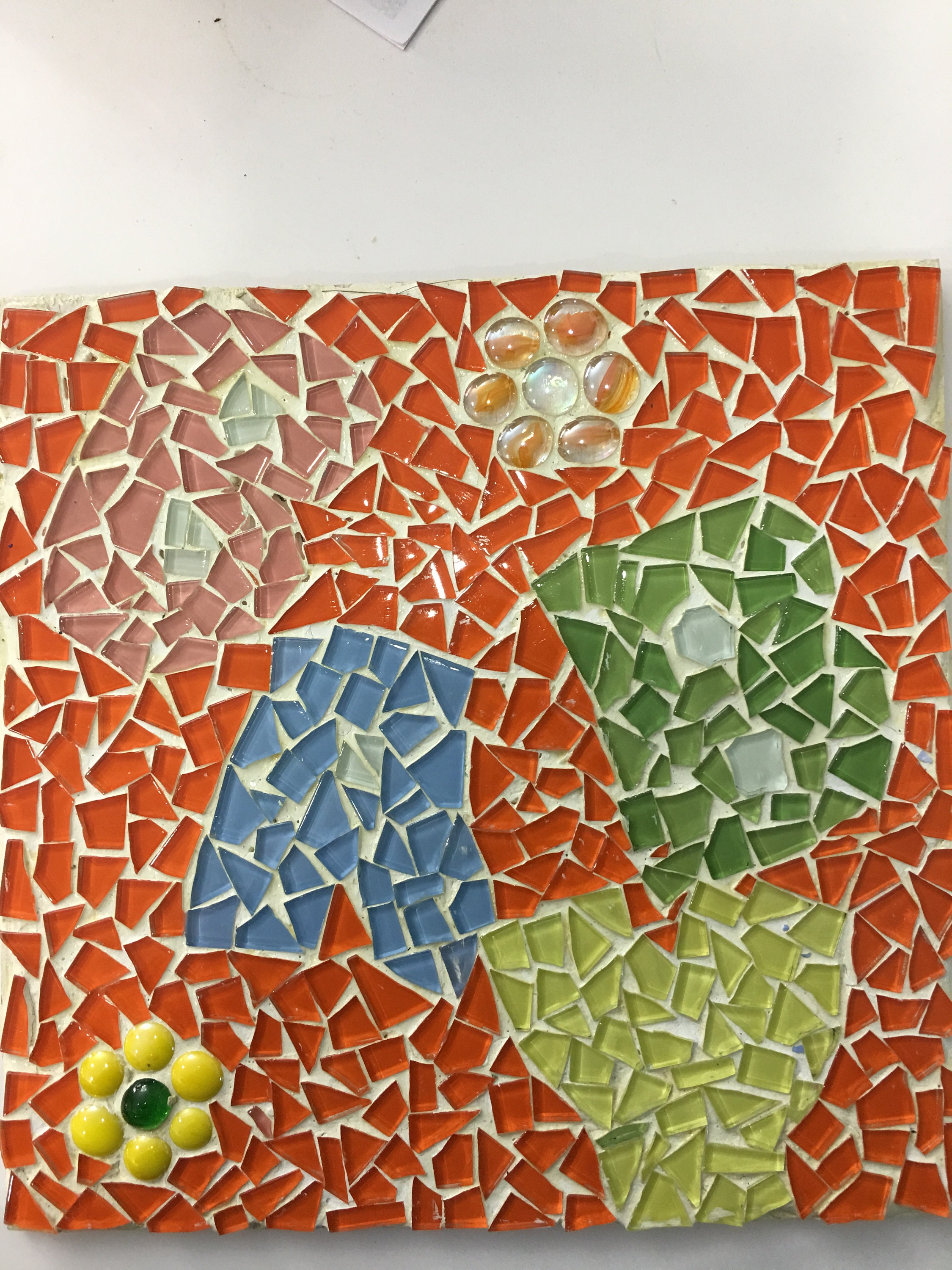 BABY Glass Mosaic Art, for the Nursery, Christmas Gift, Home Decor, New ...