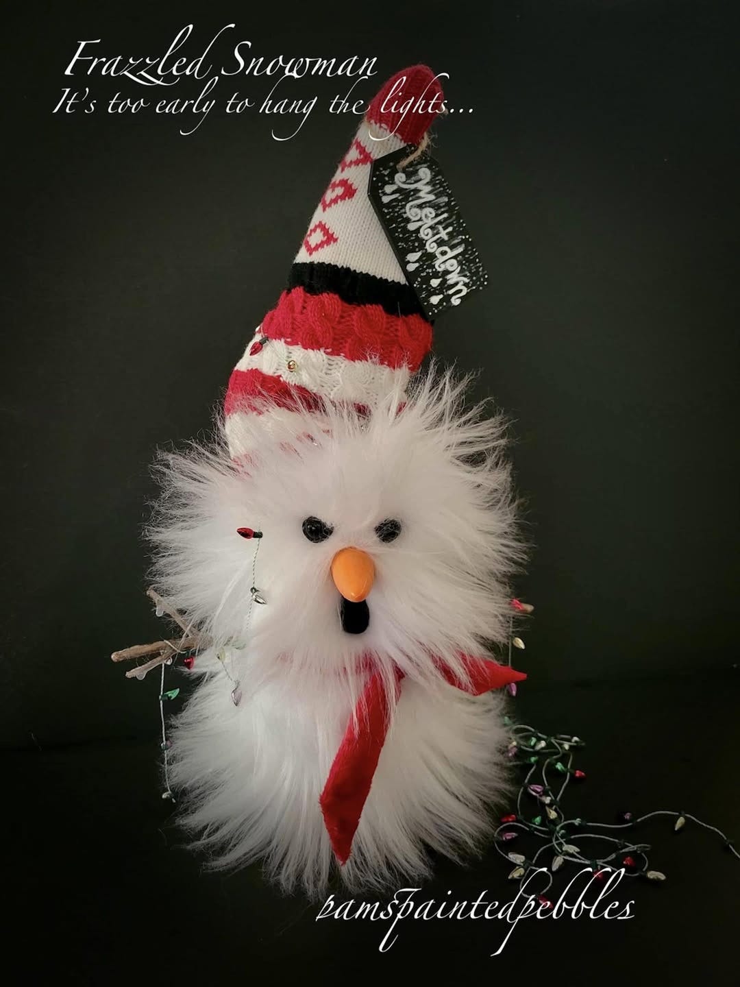 Frazzled Snowman, Meltdown, Christmas Lights Gnome - Etsy