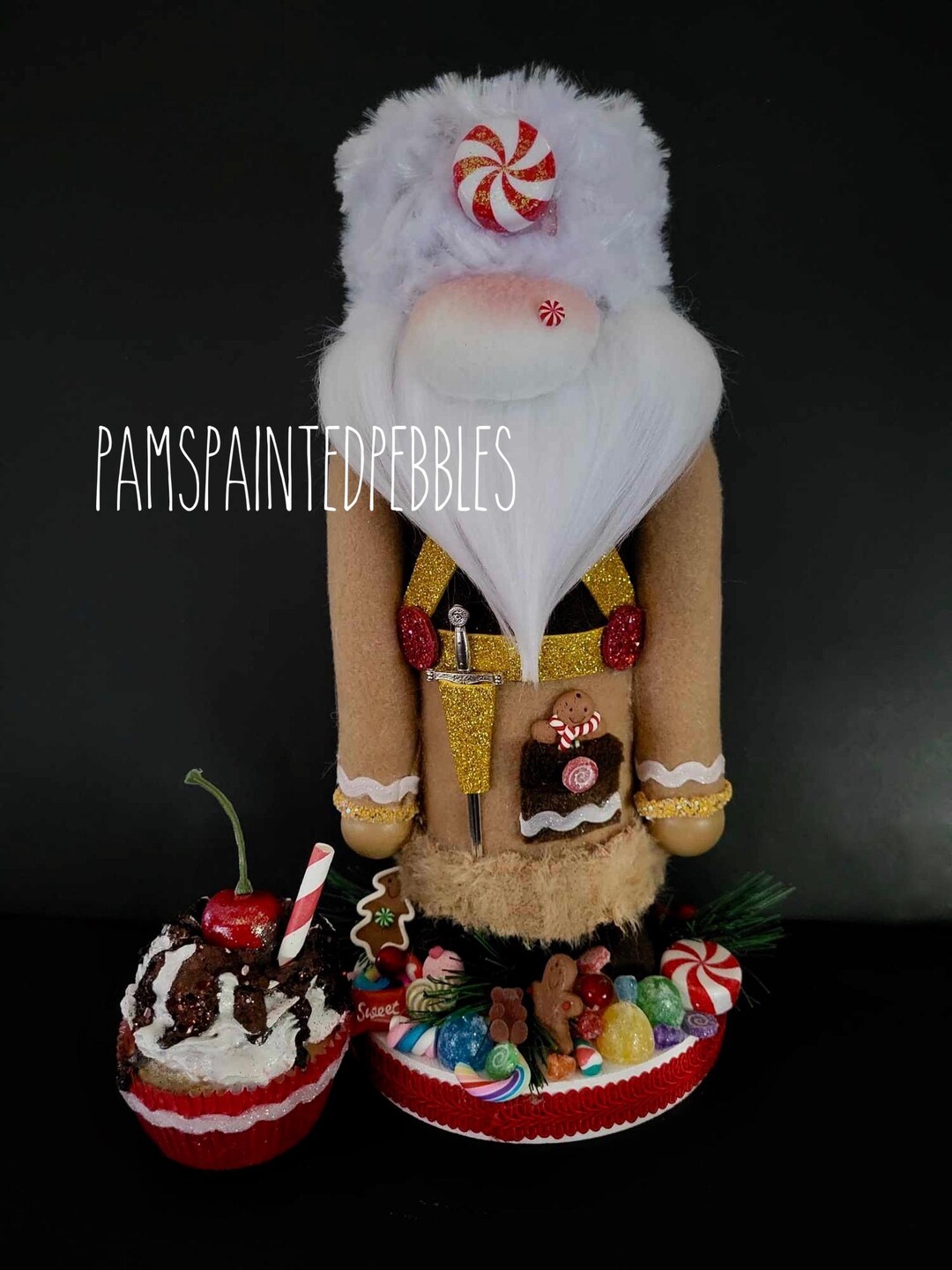 Gingerbread Nutcracker Soldier Gnome - Etsy