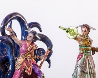 Female Elf Half-elf Caster Painted Mini - Etsy