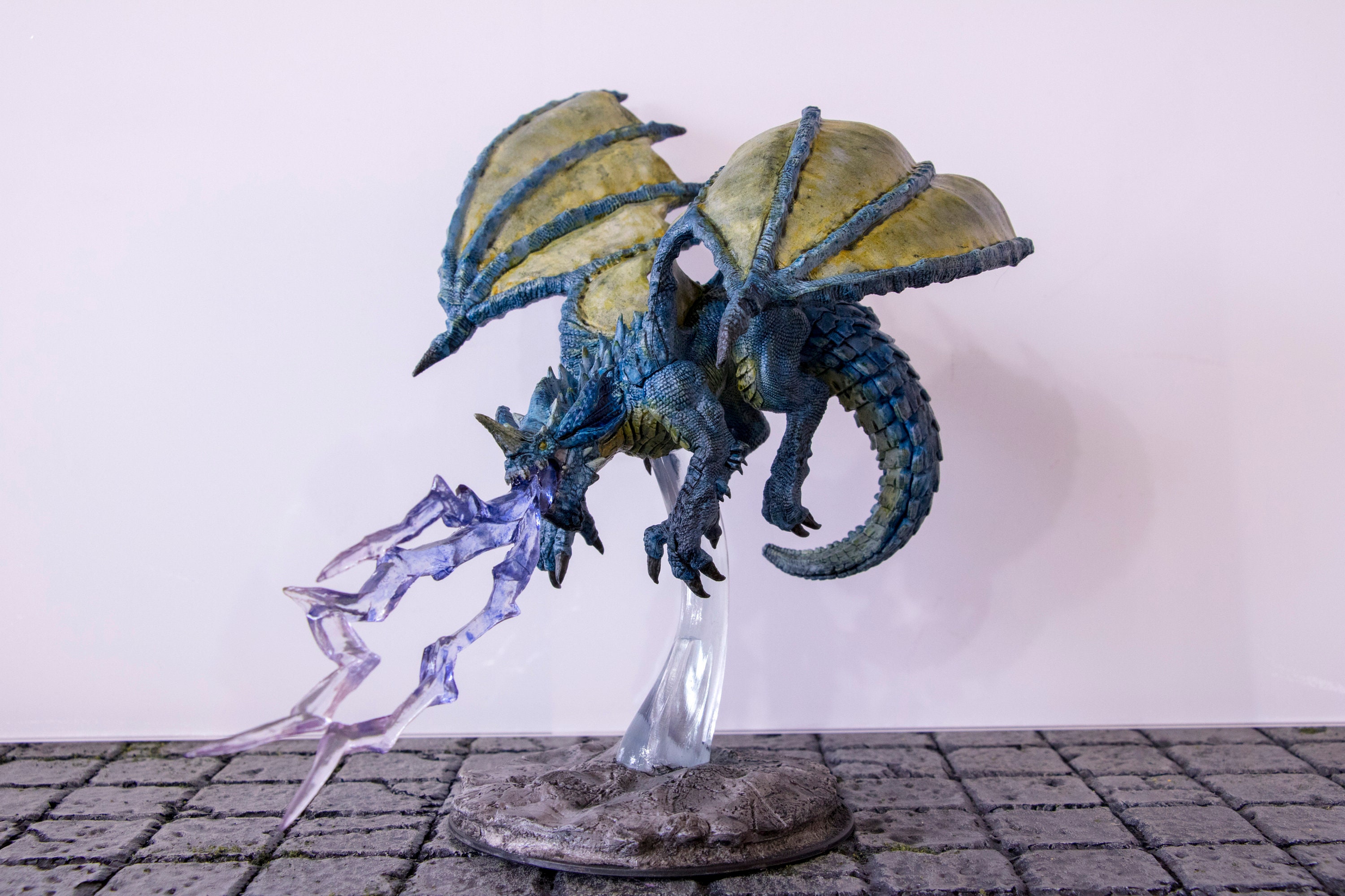 Blue Chromatic Dragon painted mini | Etsy