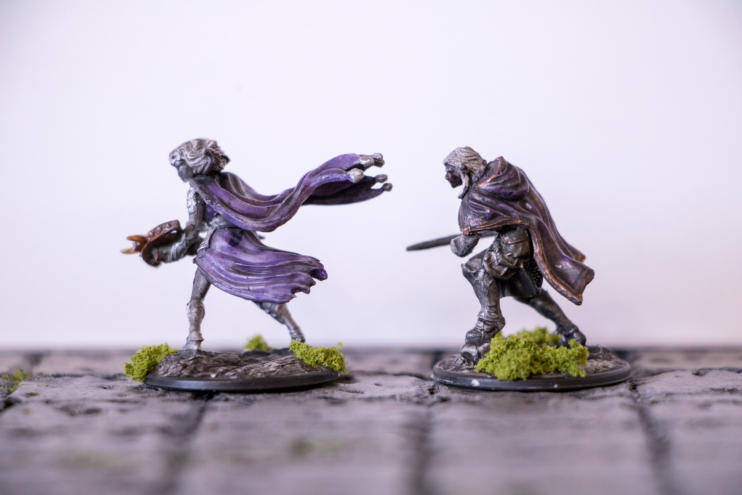 Female Drow & Male Drow dark Elf Painted Mini - Etsy