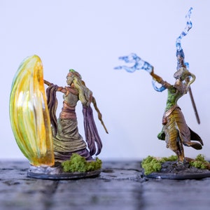 Female Elf, Half-elf Caster Painted Mini - Etsy