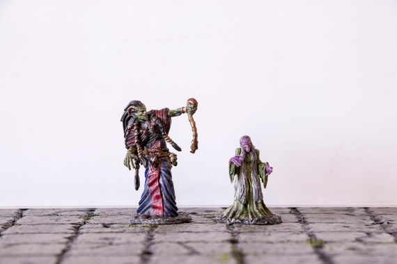 Night Hag and Green Hag Painted Mini - Etsy