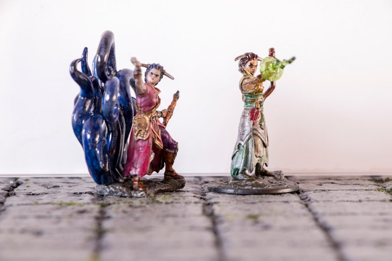 Female Human Caster Painted Mini | Etsy