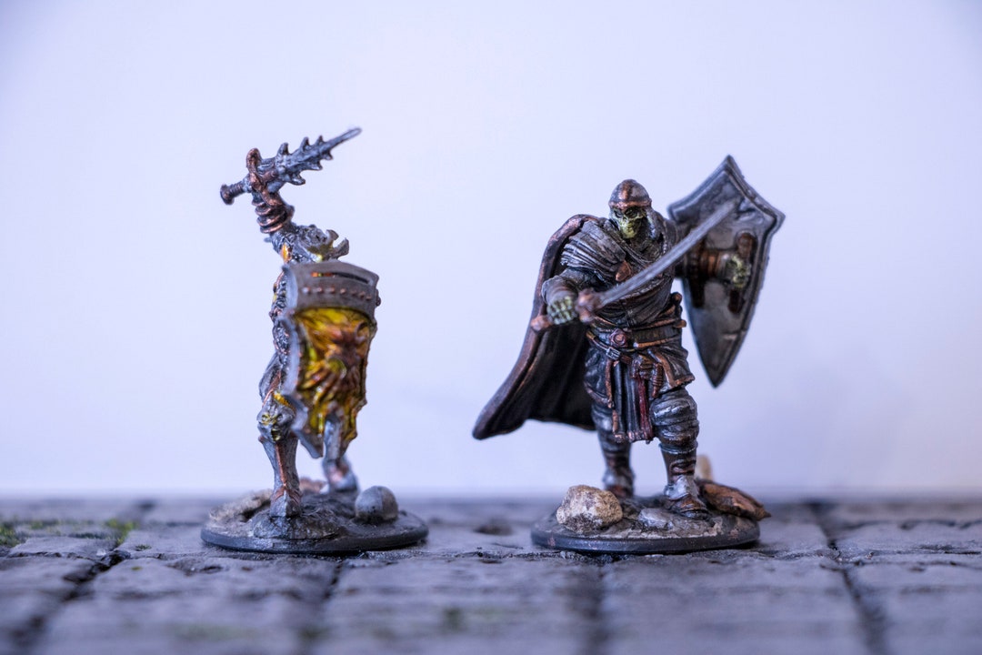 Helmed Horror and Death Knight Painted Mini - Etsy