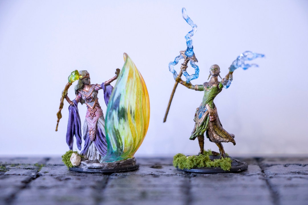 Female Elf, Half-elf Caster Painted Mini - Etsy