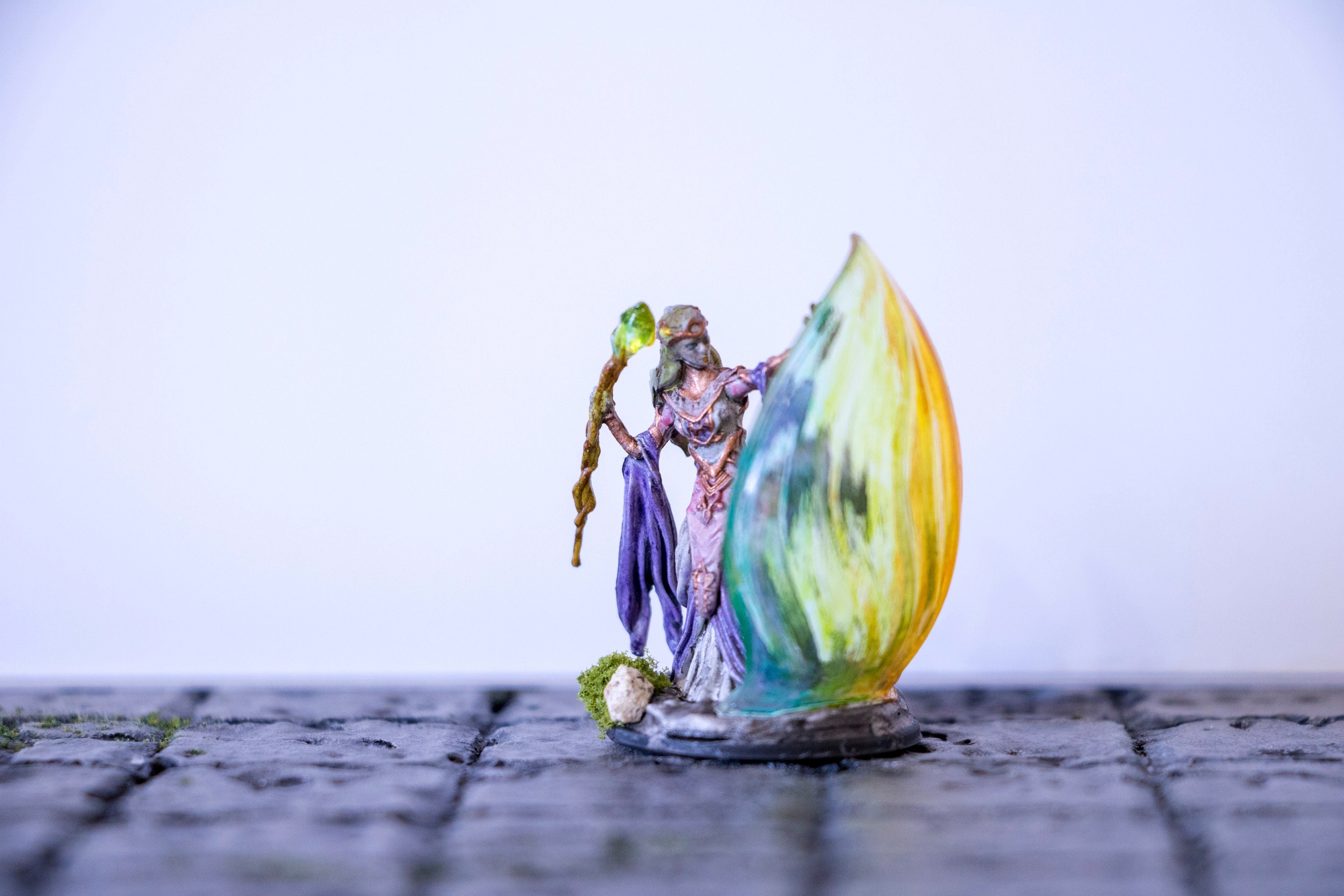 Female Elf Half-elf Caster Painted Mini | Etsy