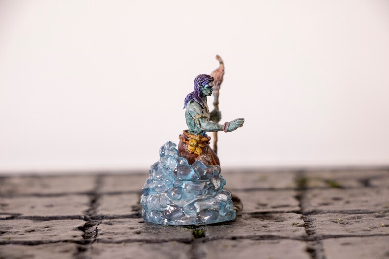 Male Water Genasi Painted Mini - Etsy