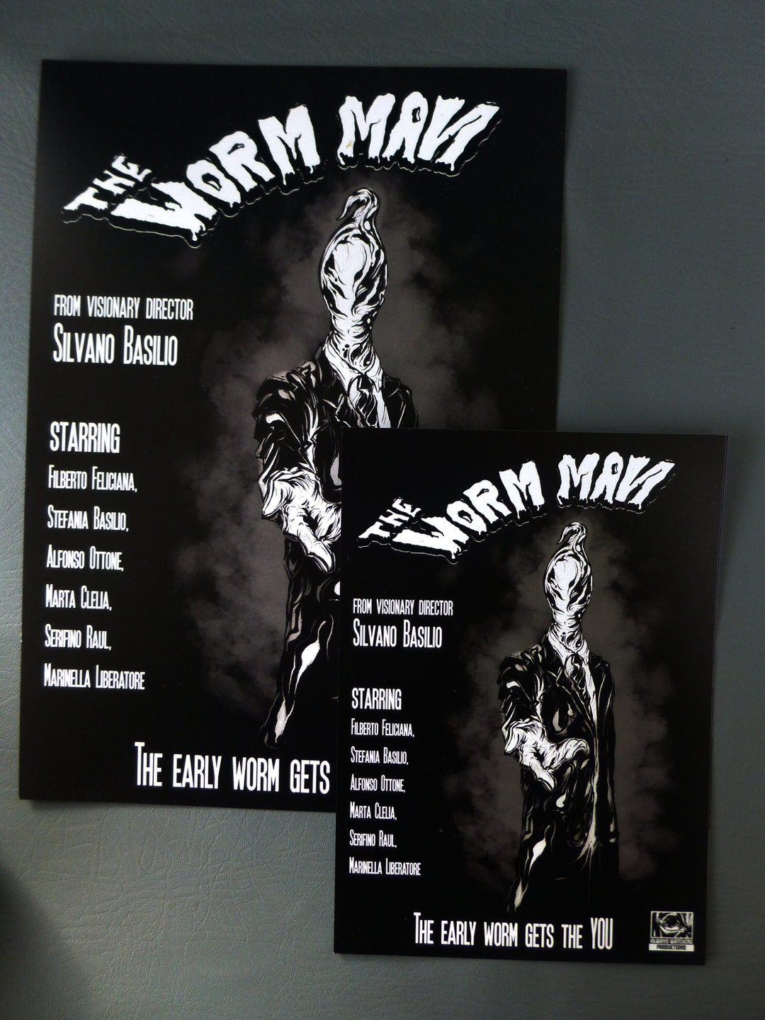 The Worm Man A4 and A5 Art Print - Etsy