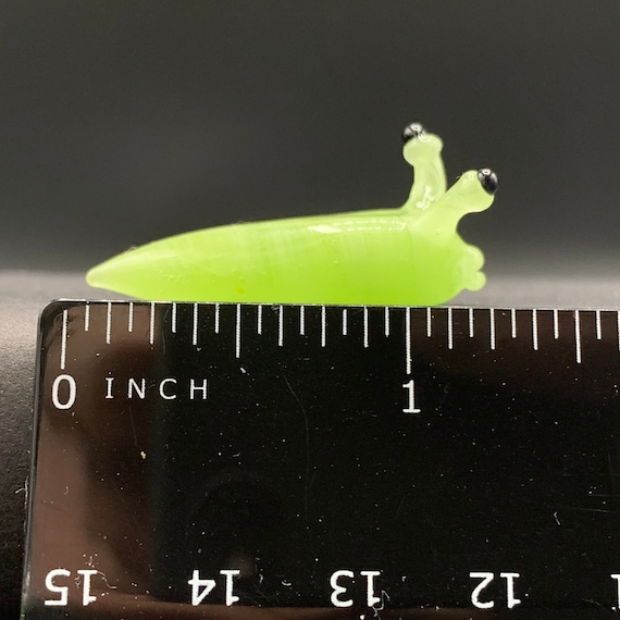 Expensive Glass Slug Expensive and Very Small Green Slug - Etsy