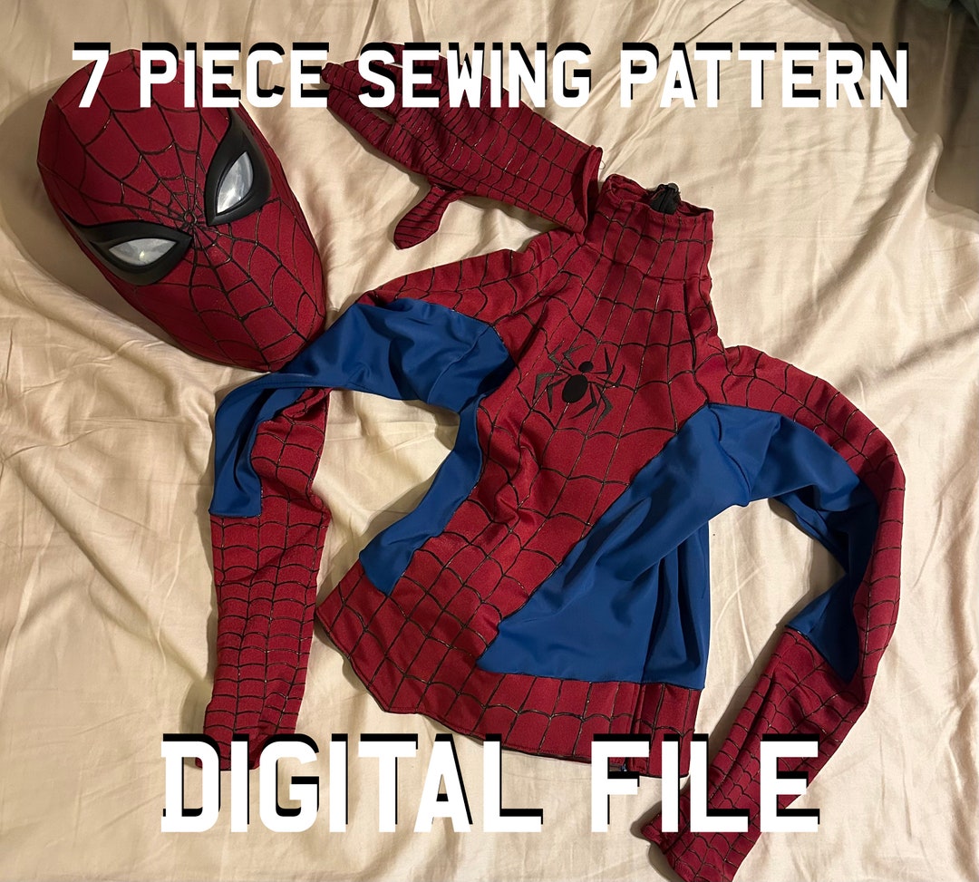 Spiderman Mask Sewing Pattern