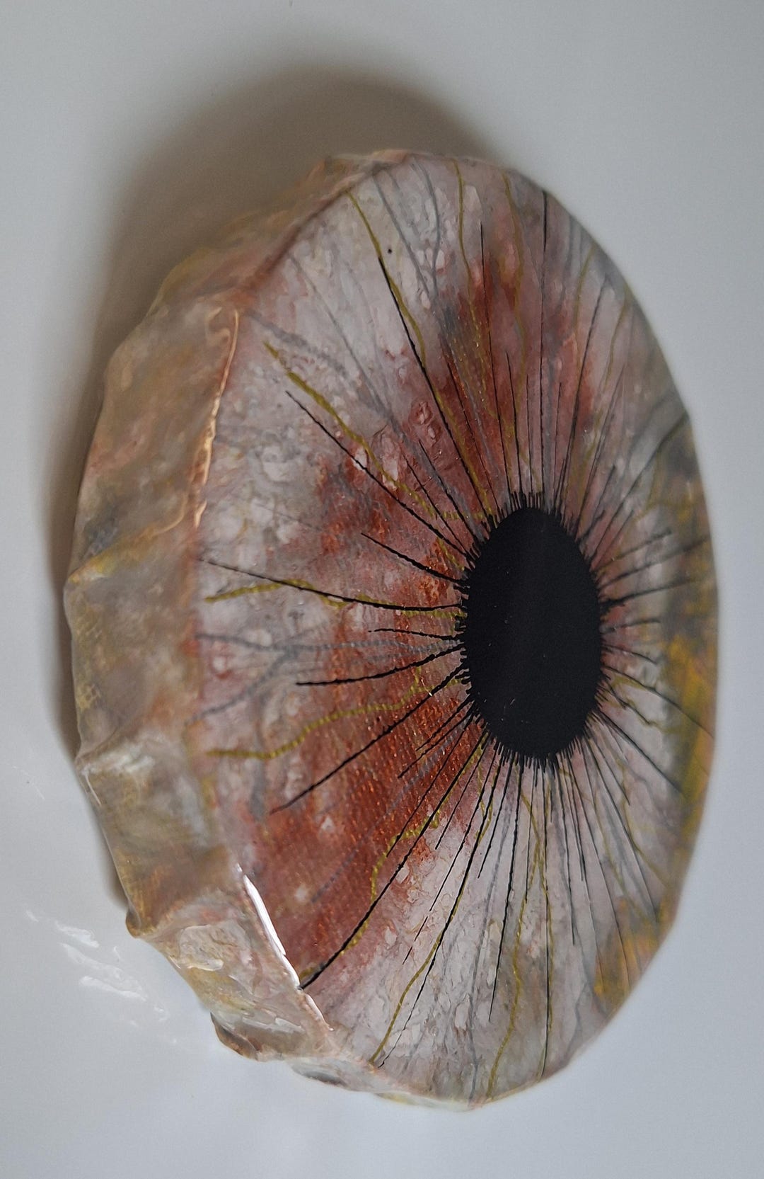 Magic Eyeball 4" Magnet Stretched Canvas Pour Paint Eye With Double ...