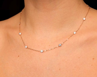 14k rose gold chain | Etsy