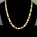 24" or 26" Tiger Eye Chain 14k Solid Yellow Gold Necklace 6.75-7mm ...