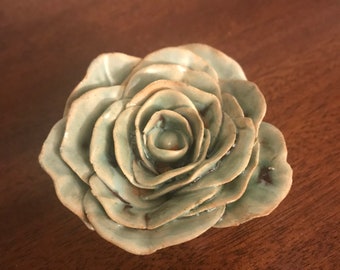 Ceramic rose | Etsy