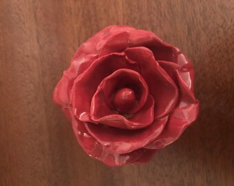 Ceramic rose | Etsy