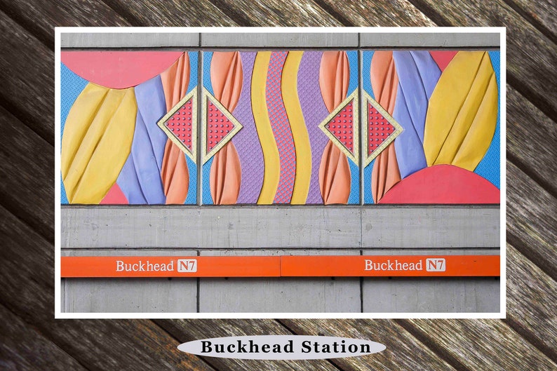 Buckhead Marta Station | Photo Print | Wall Decor | Architectural ...