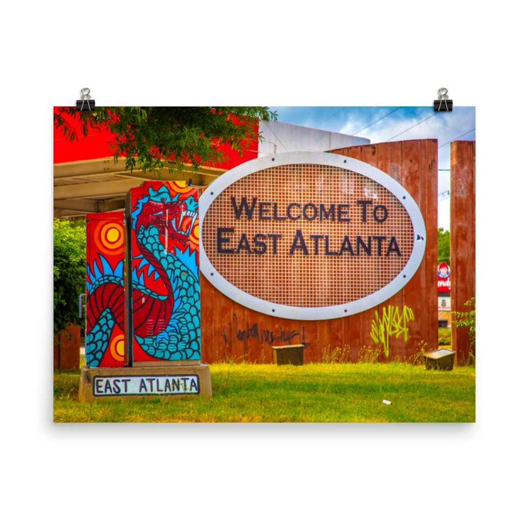 Welcome to East Atlanta Grafiti Street Art Photo Print - Etsy