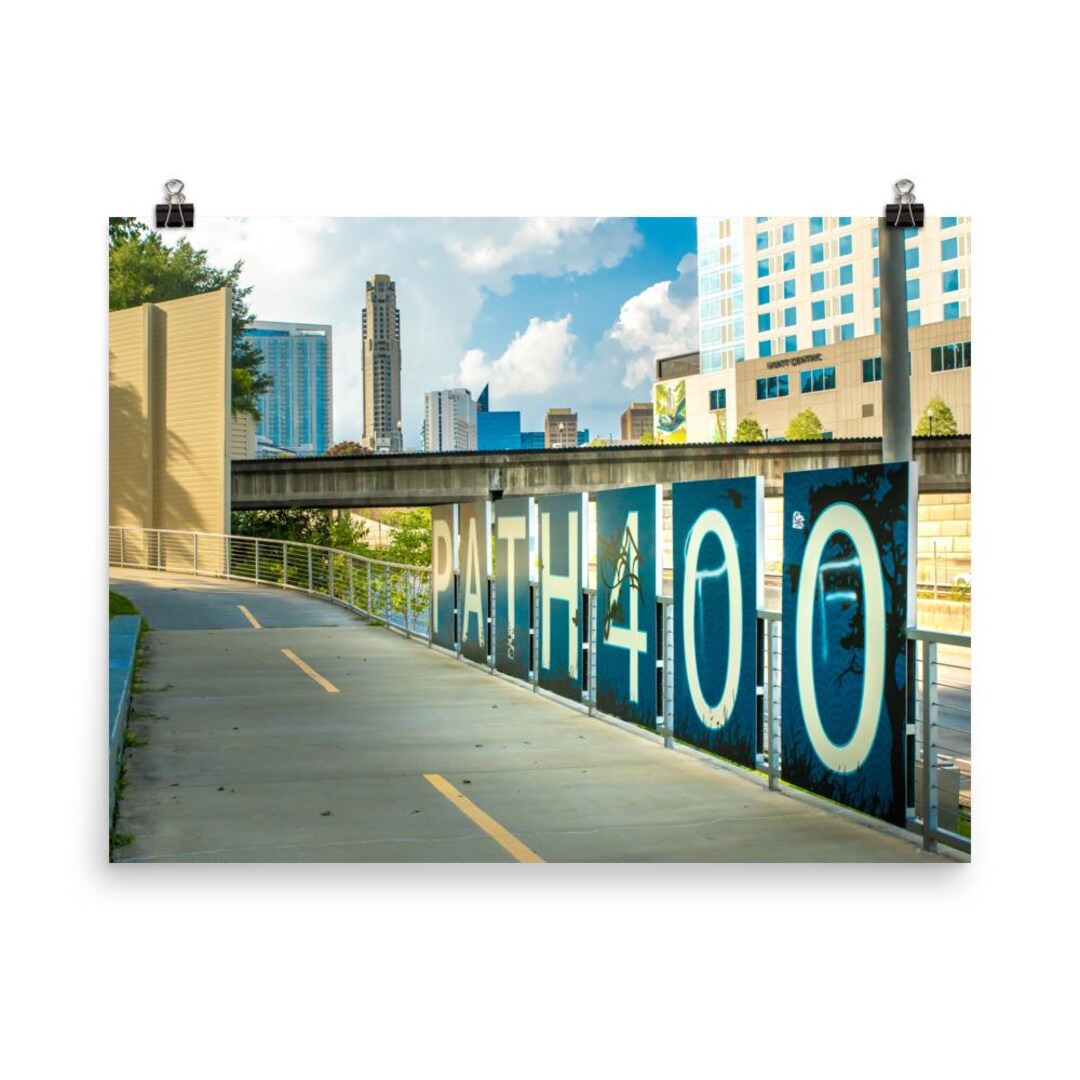 Path 400 Buckhead Atlanta Beltline Skyline Views Inspired Photo Print ...