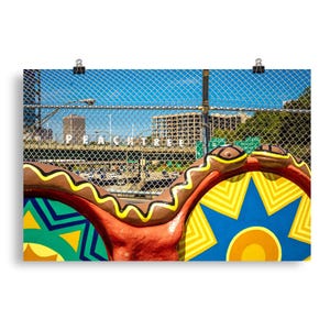 Atlanta Iconic Peachtree Highway Sign Folk Art Park View Wall Art Photo ...