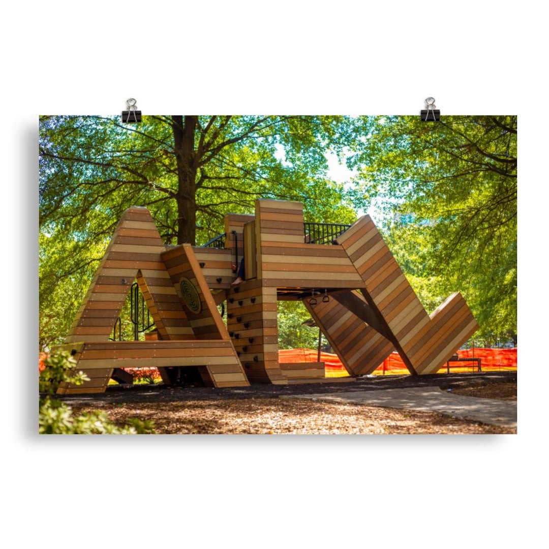 Downtown Atlanta Woodruff Park ATL Sign Wall Art Street Photography ...