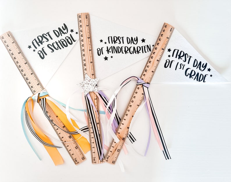 Back to School Pennant Flags/ First Day of School/kindergarten/first ...