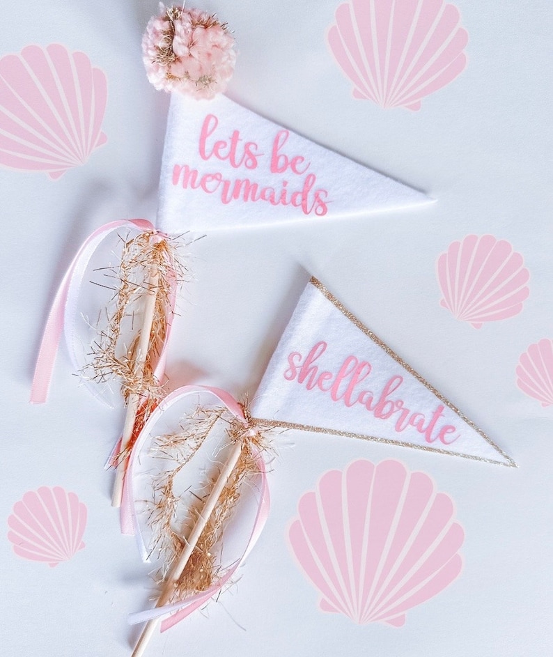 Mermaid Wand/shellabration/mermaid Birthday/seashell/starfish - Etsy