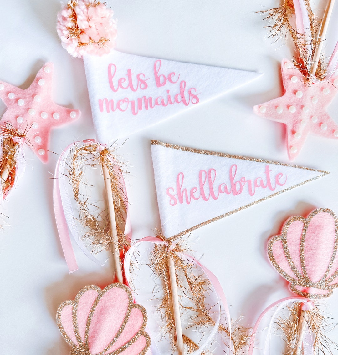 Mermaid Wand/shellabration/mermaid Birthday/seashell/starfish - Etsy