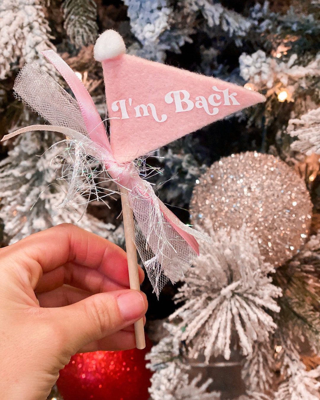 Arrival Flags/ Im Back or Were Back Pennant Flag - Etsy