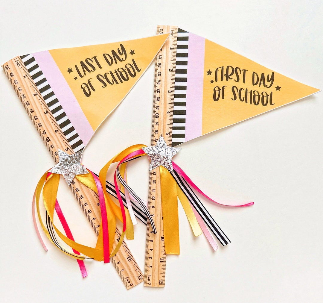 Back to School Pennant Flags/ First Day of School/kindergarten/first ...