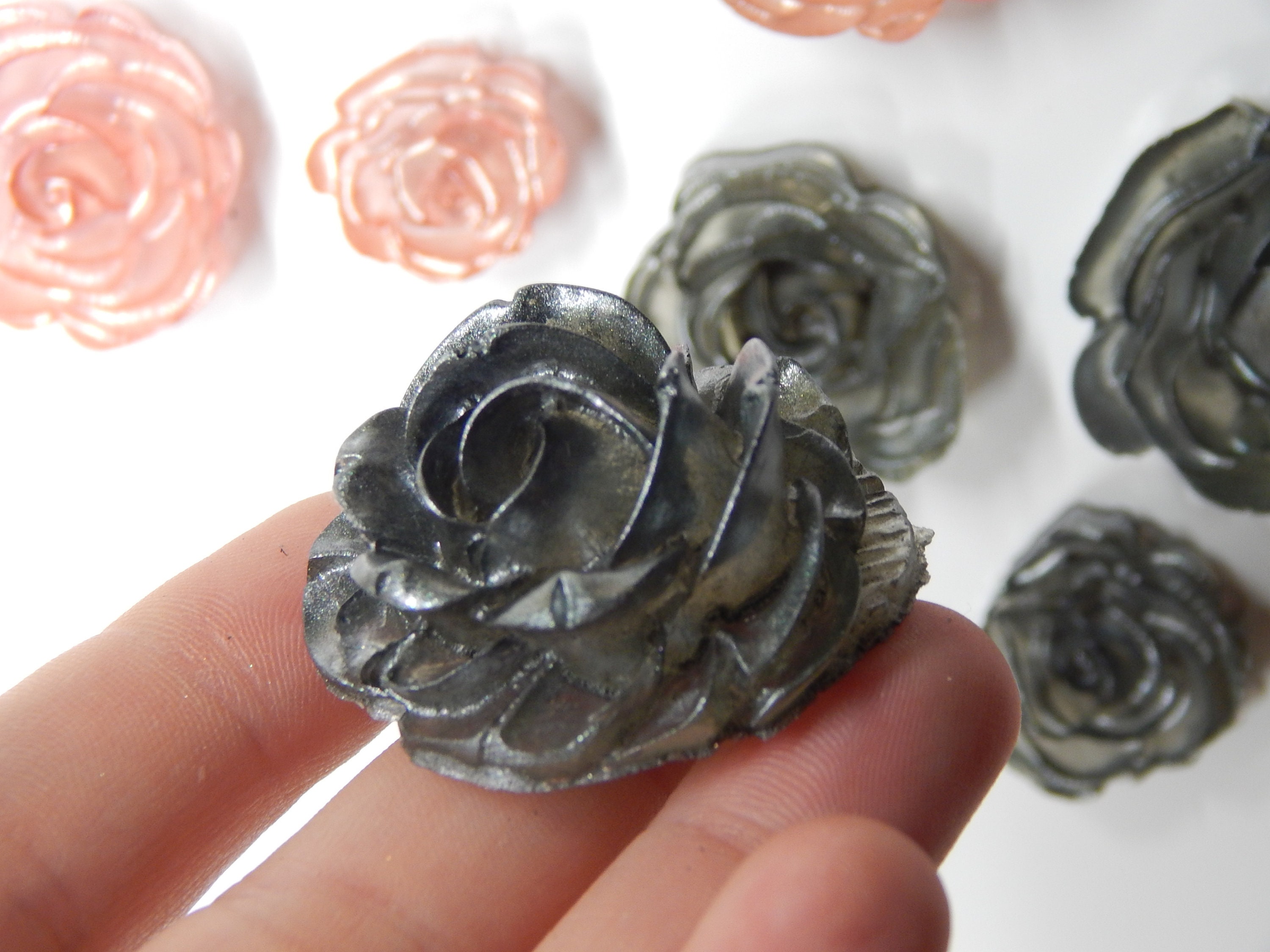 Rose Refrigerator Magnets Flower Magnet Set Botanical Gifts | Etsy