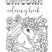 Unicorn Coloring Book - Etsy