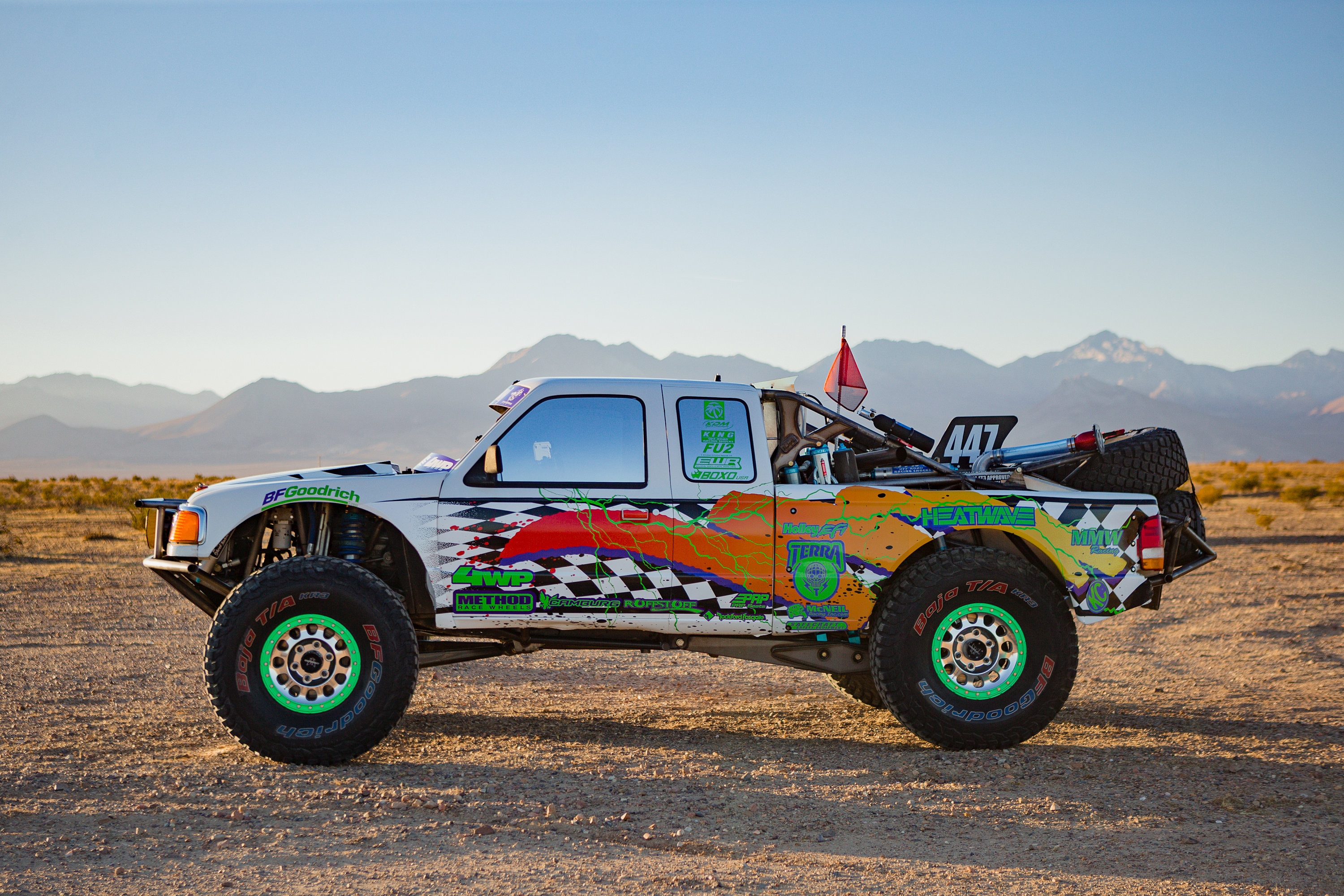 Darren Parsons' Print Ford Ranger Race Truck 1447 24 Inches by 36 ...