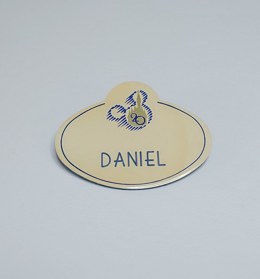 Disney 20th Anniversary daniel Cast Member Name Tag - Etsy