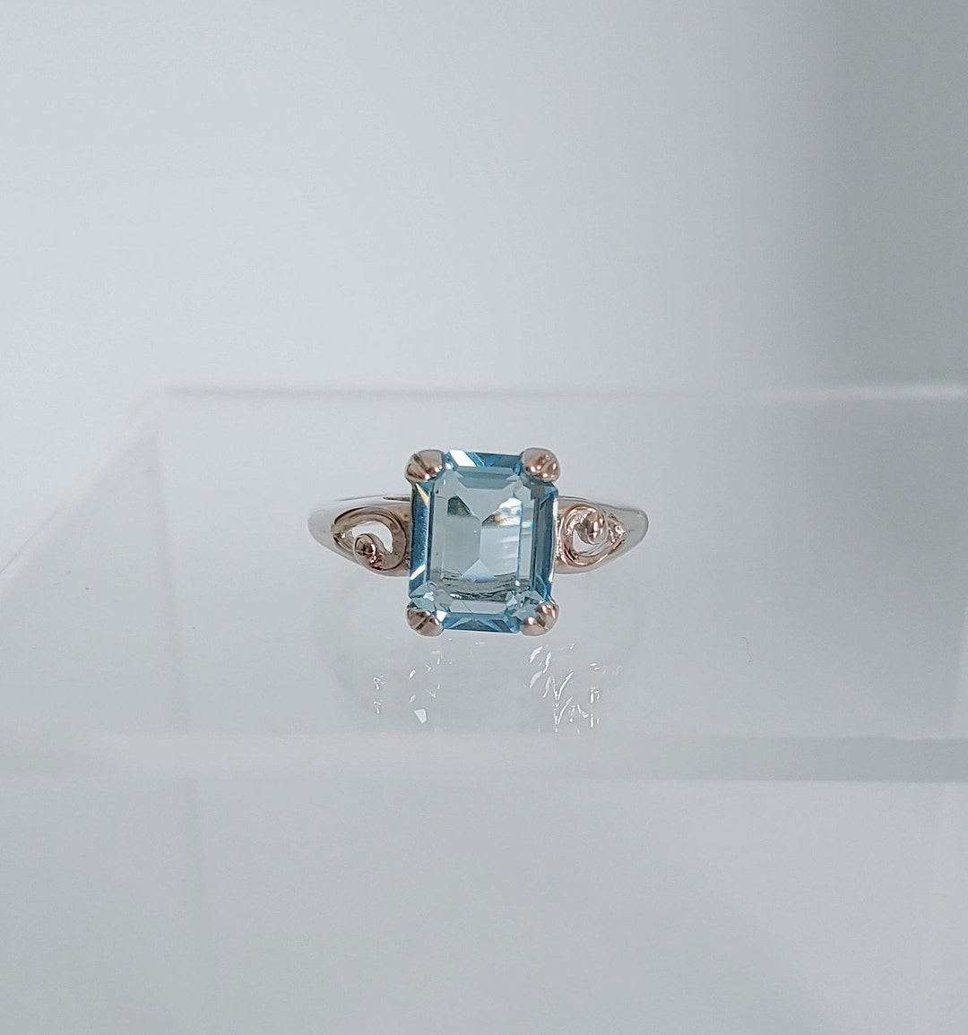 Avon Blue Stone and Silver Tone US Size 7 - Etsy