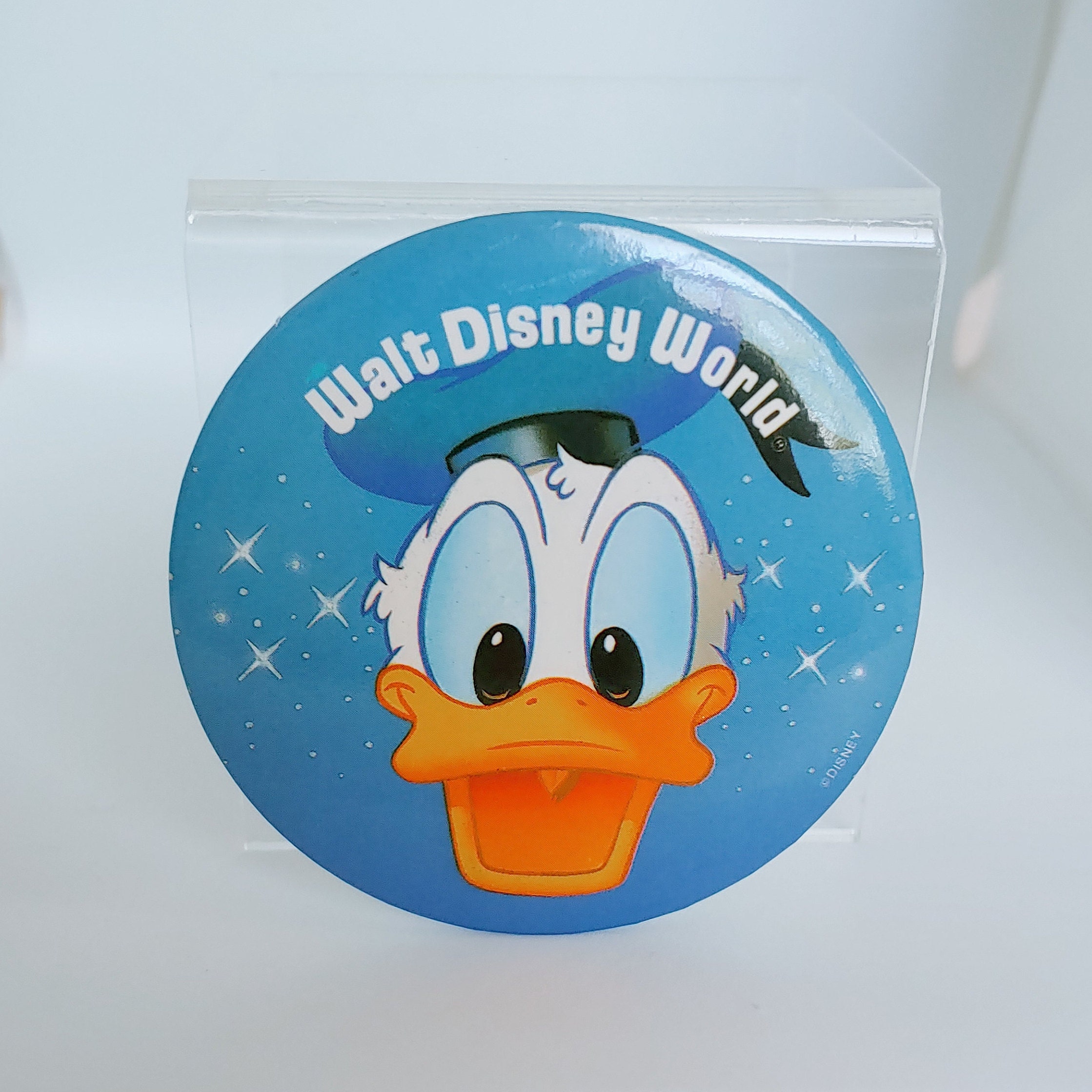 Walt Disney World Donald Duck Character Head Button - Etsy