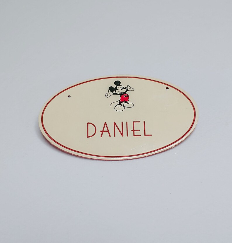 Disney Mickey Mouse Cast Member daniel Name Tag | Etsy