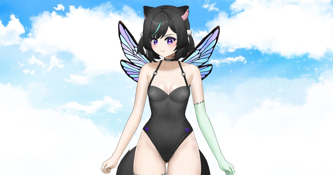 LIVE2D Vtuber Asset: Fairy Bug Wings - Etsy