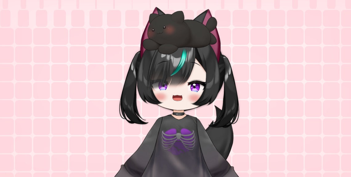 Vtuber Asset: Cat Plushies 4 Colours - Etsy