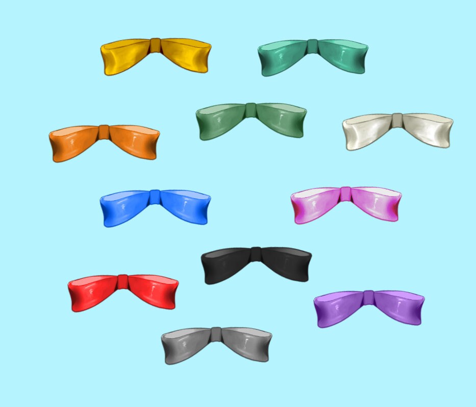 Vtuber Asset: Cute Assorted Bows - Etsy Canada