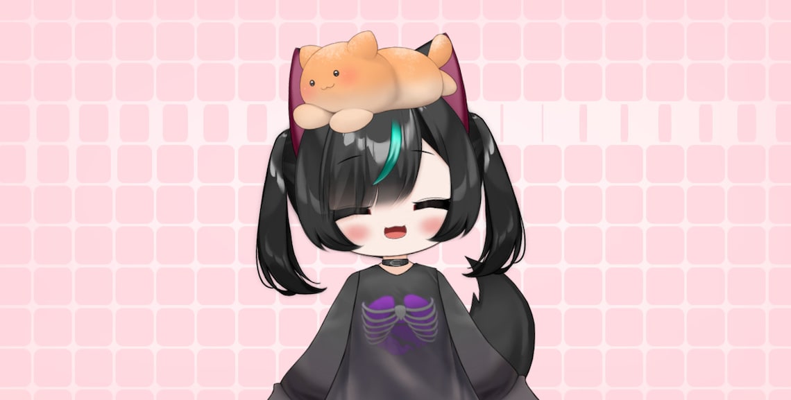 Vtuber Asset: Cat Plushies 4 Colours - Etsy